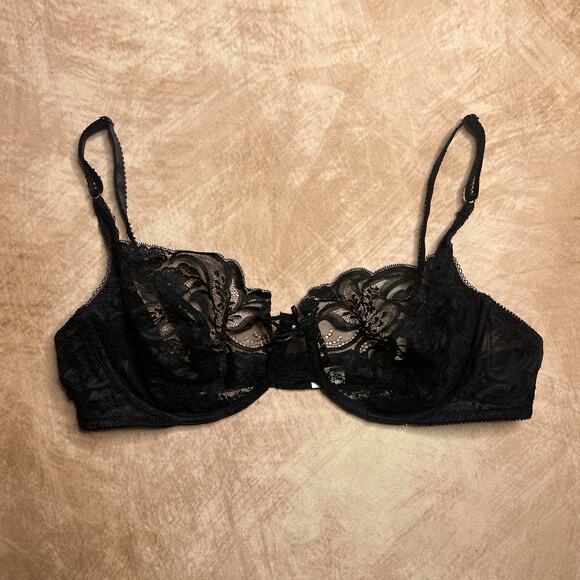 Felina | Intimates & Sleepwear | Vintage 9s Felina Lingerie Floral Lace ...